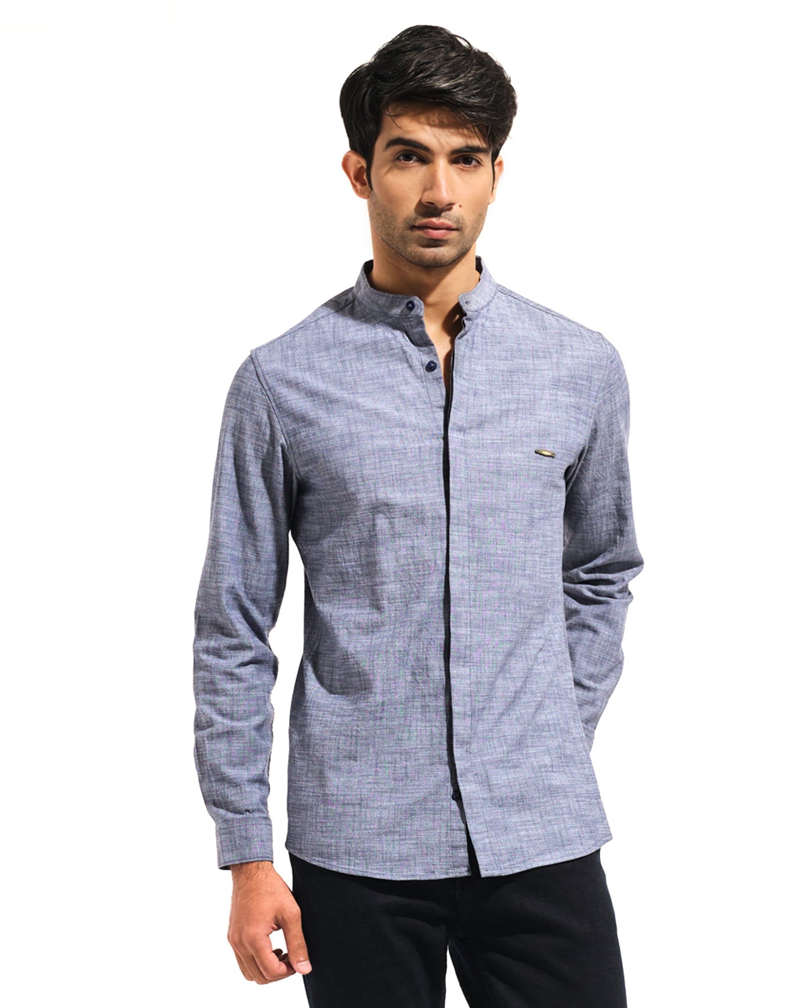 Men Plain Button Down