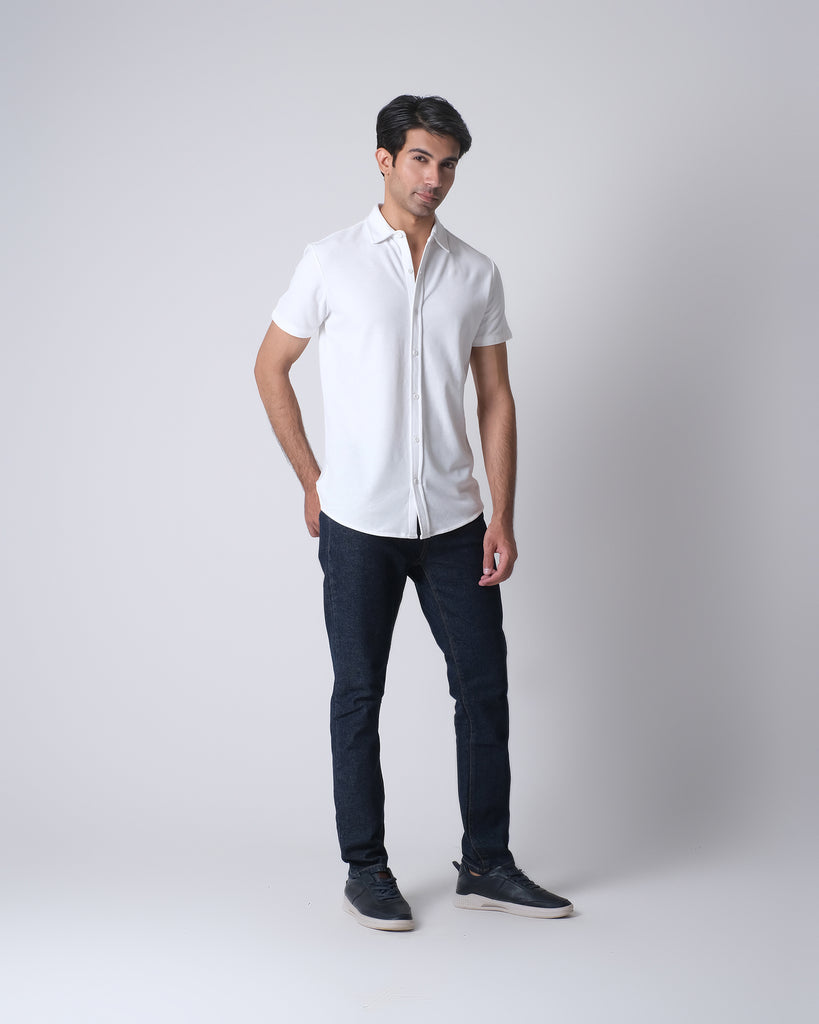 Men S/S Basic Button Down