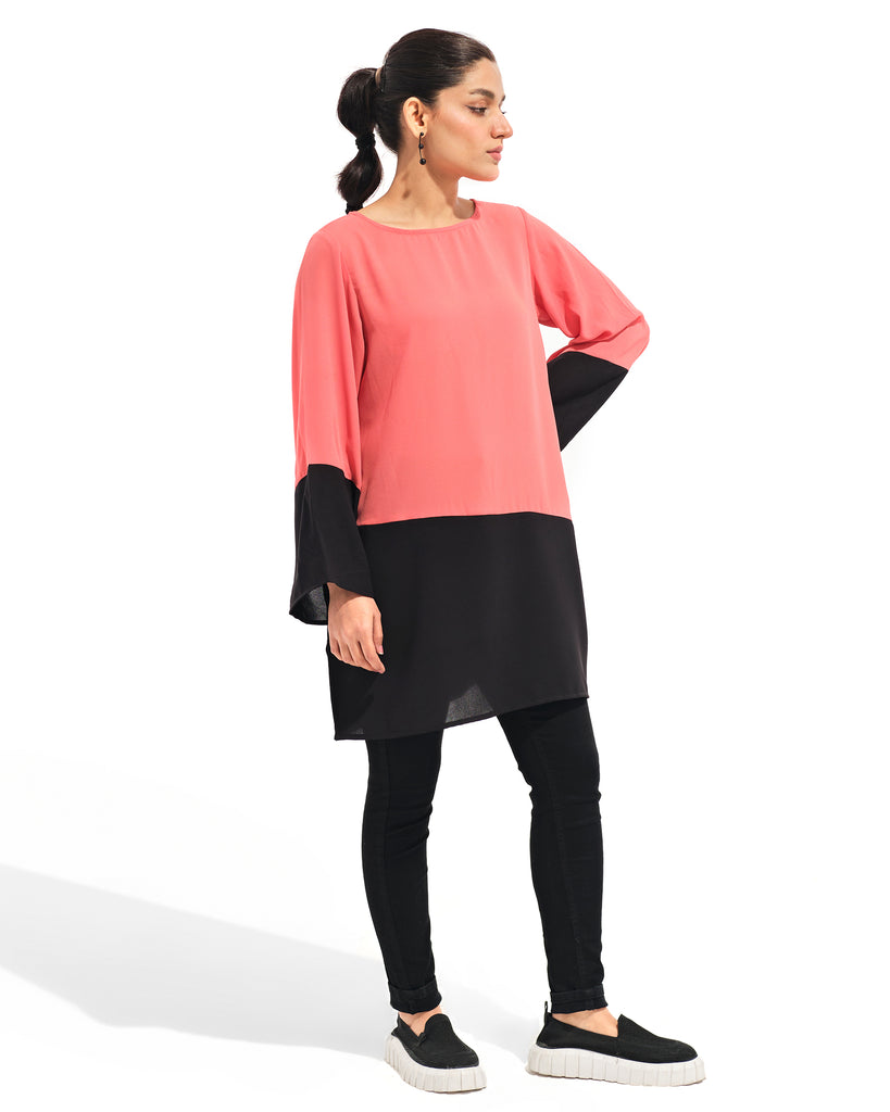 Women Color Block Top
