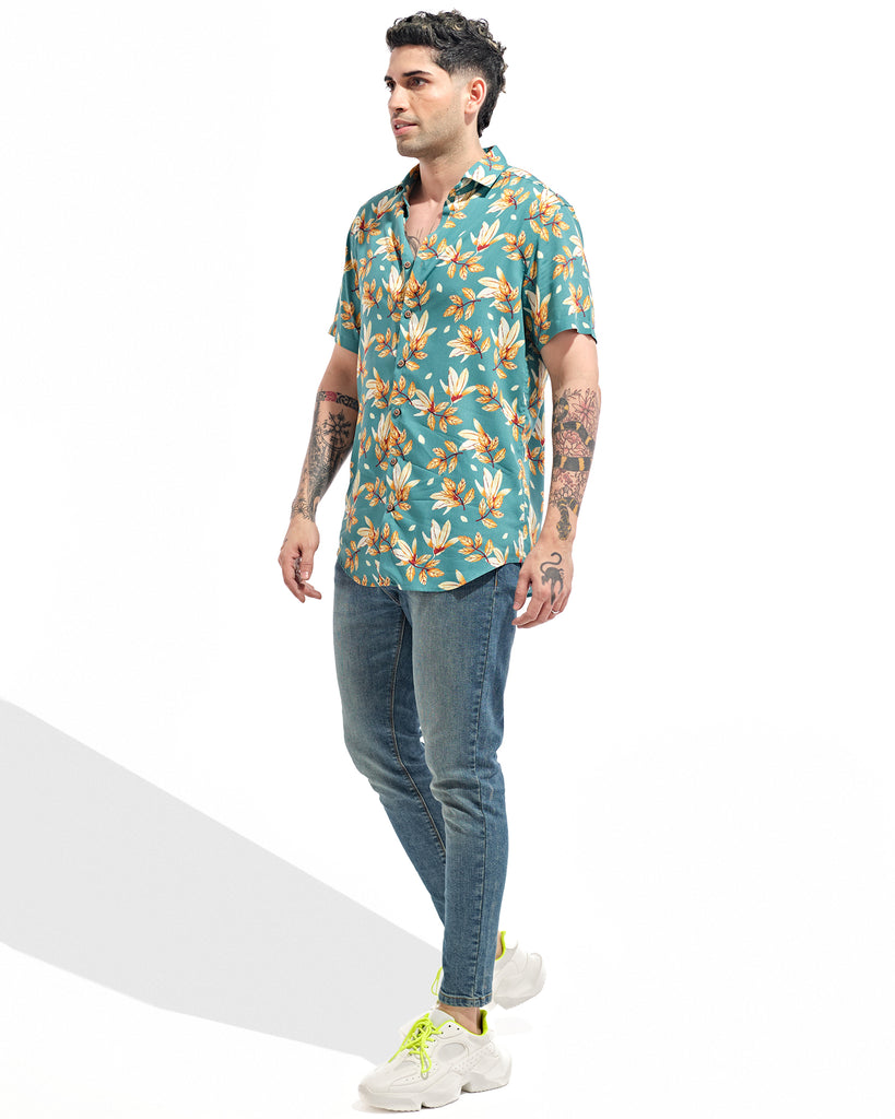 Men Printed Casual Shirt