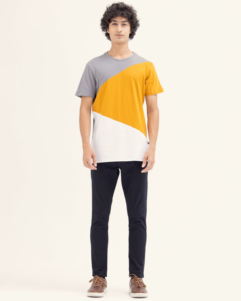 Men Color Block T Shirt