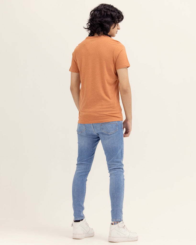 Men Rust T Shirt