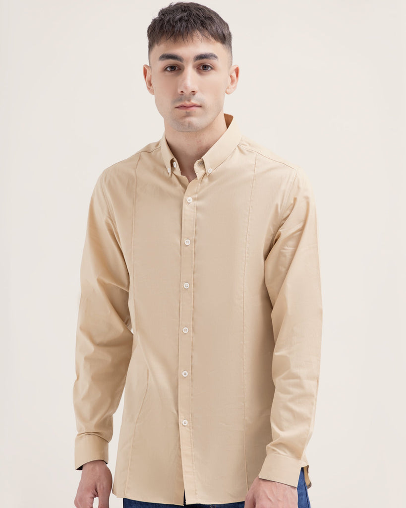 Men Plain Casual Shirt