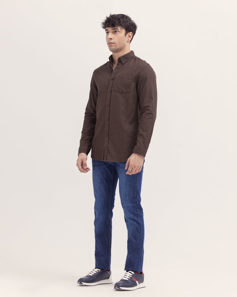 Men Basic Button Down