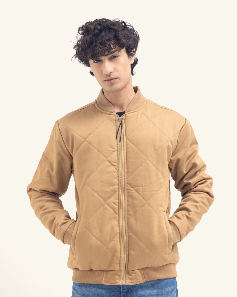 Men Quilted Jacket