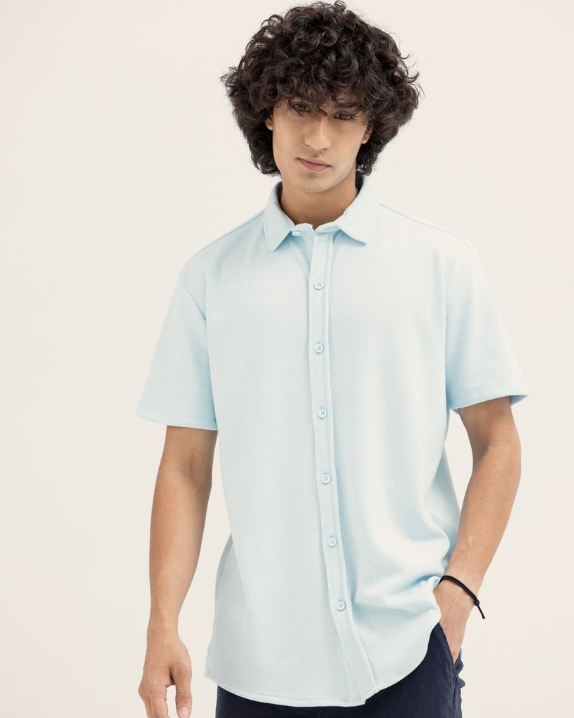 Men Plain Button Down