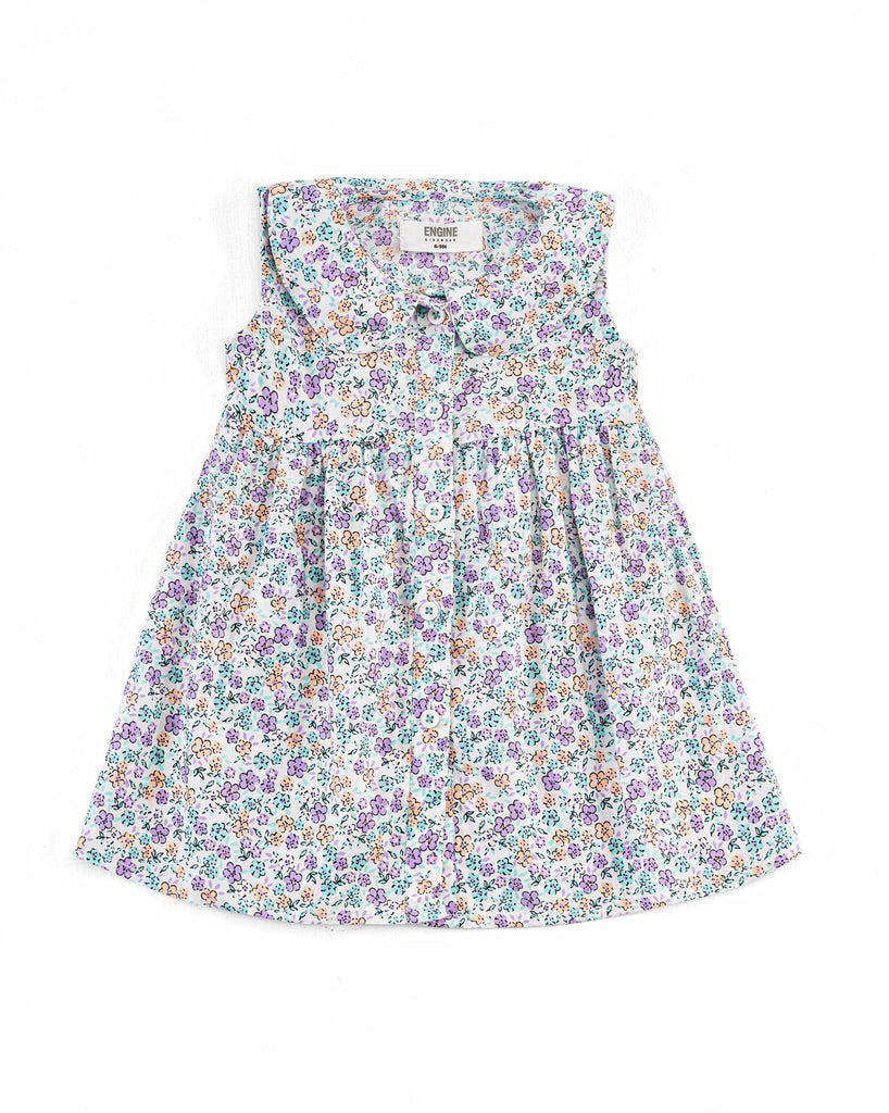 Girls Floral Print Dress